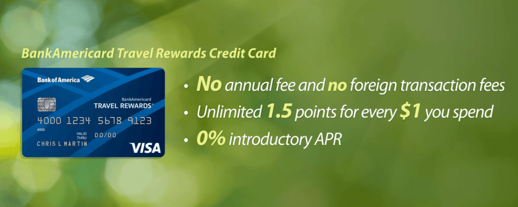 BankAmericard Travel Rewards Credit Card Review