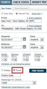 How to Book Amtrak Guest Rewards