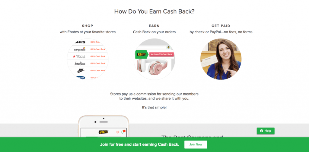 Earn Money Back on Every Purchase You Make with Ebates