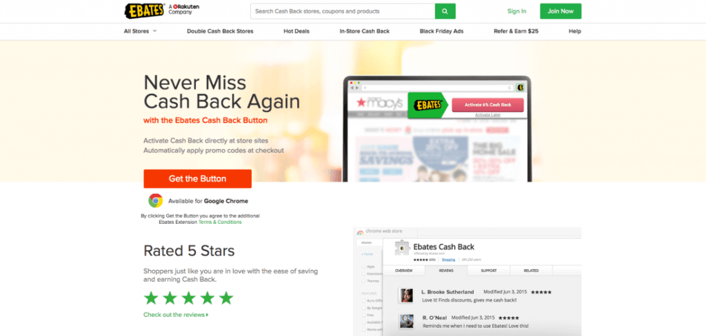Earn Money Back on Every Purchase You Make with Ebates