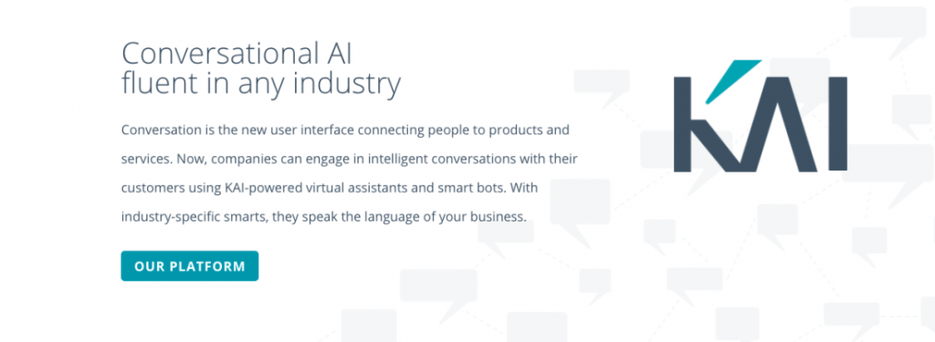 Kasisto Serves Up Financial Expertise with its KAI Platform