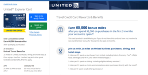 New United Explorer Credit Card Now Available